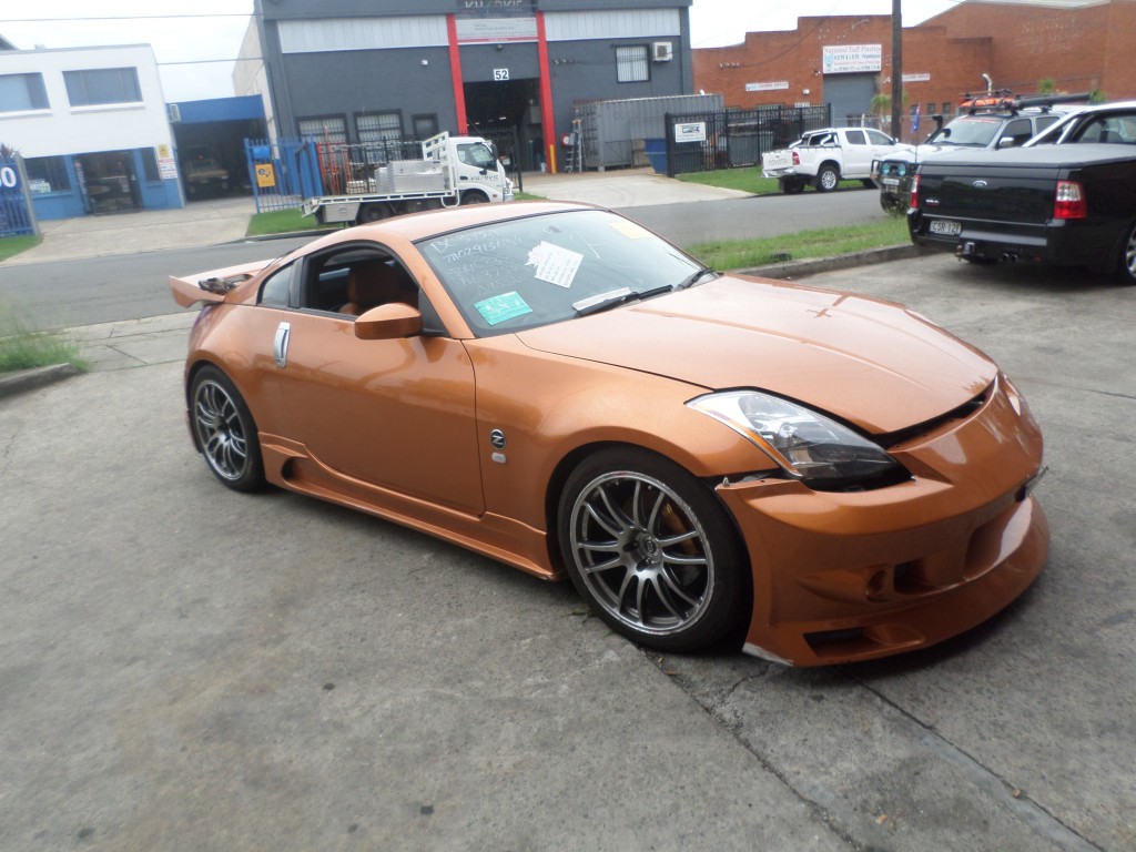 WRECKING NISSAN 350Z HKS SUPERCHARGER COILOVERS BREMBOS BODY KIT 2003 ...