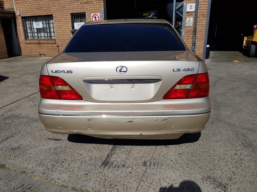 WRECKING PARTS LEXUS LS430 V8 4.3L 3UZFE 216KW AUTO 4 POT 2 POT BRAKES ...